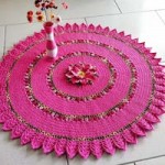 Tapete Redondo Rosa - Barroco Maxcolor - Blog do Bazar Horizonte