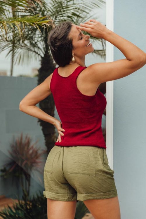 Receita Regata de Tricô Tradicional com Linha Verano - Blog do Bazar ...