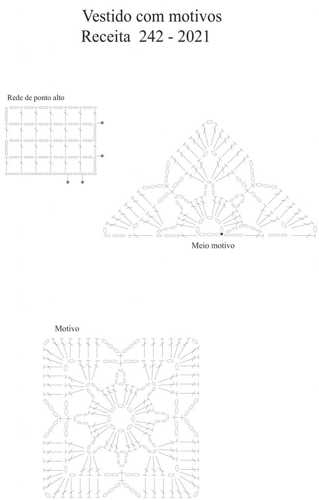 Receita Vestido de Crochê Midi com Linha Anne - Blog do Bazar Horizonte